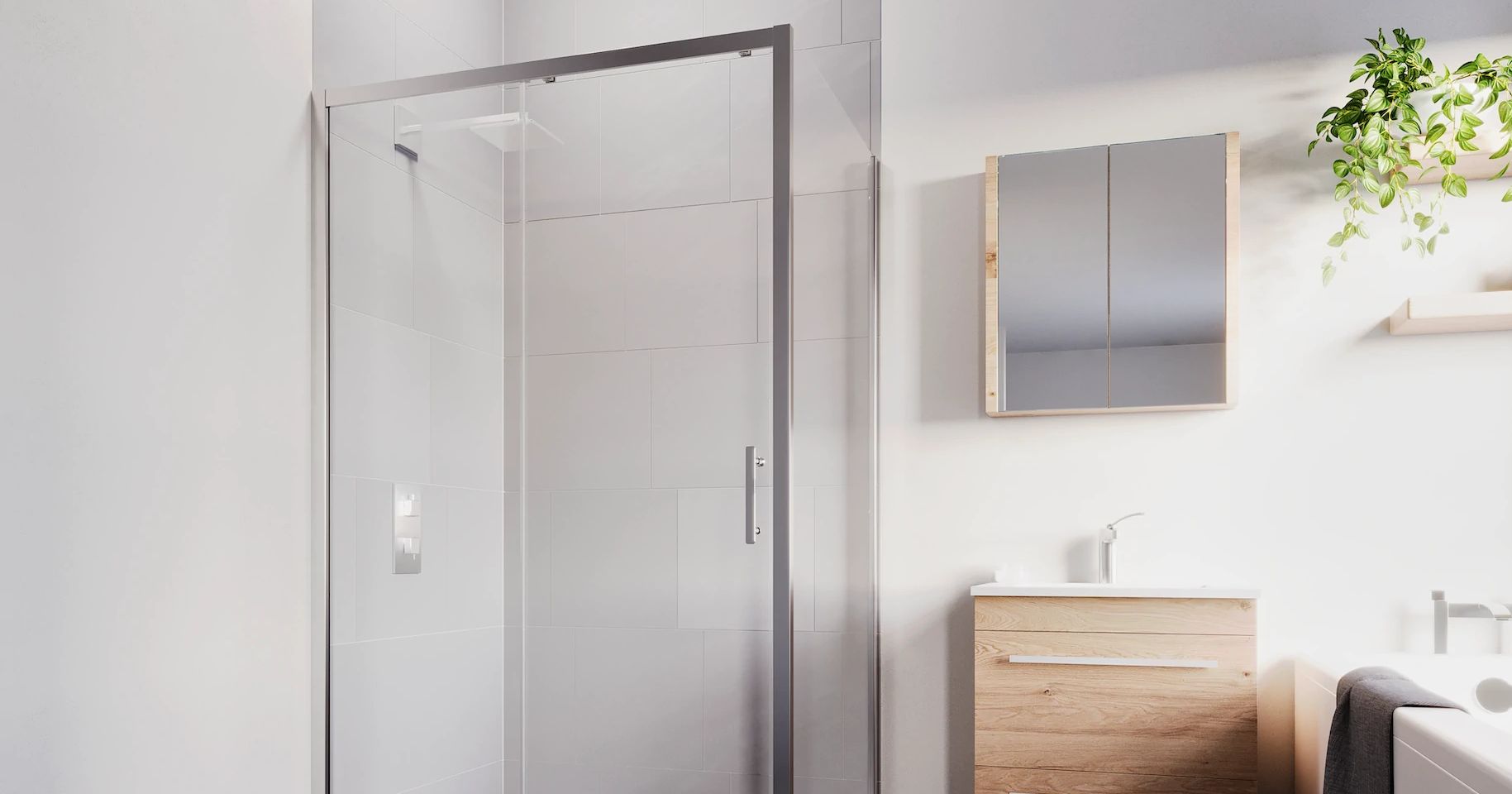 Verve Level Access Sliding Door Shower Enclosure